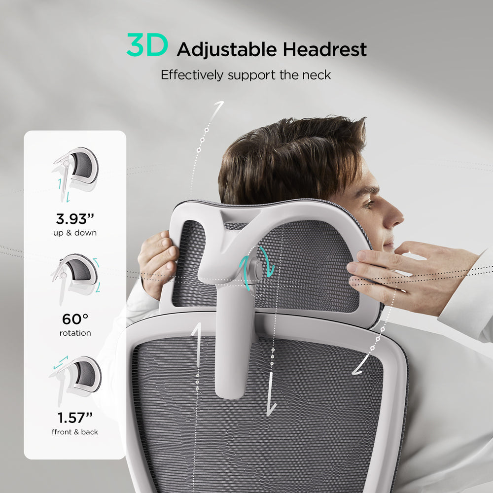 Hbada E2 Pro Ergonomic Office Chair without Footrest